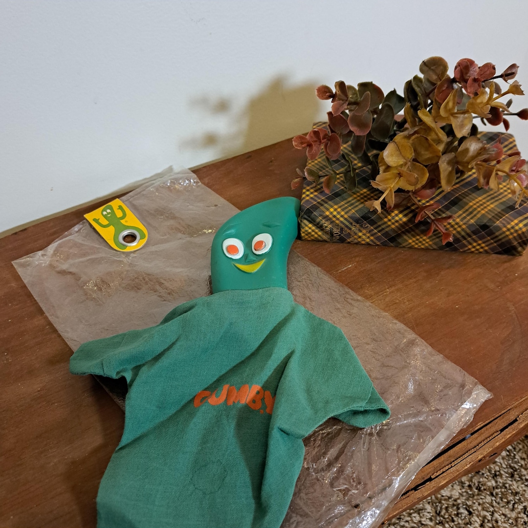 Vintage Gumby Hand Puppet by Lakeside Toys 1965 - Etsy