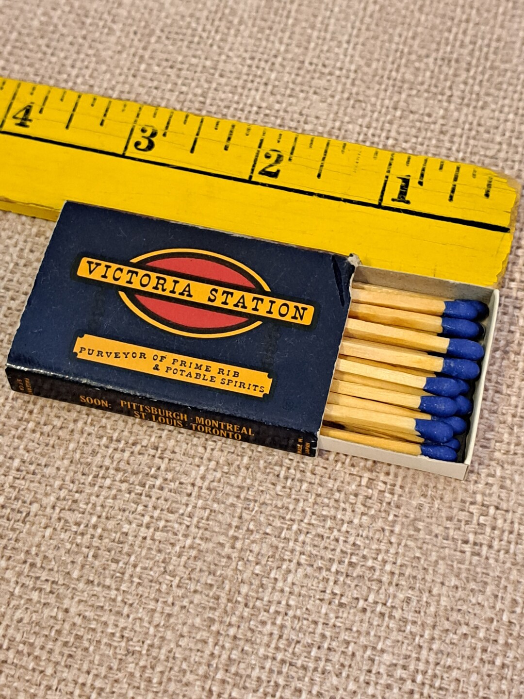 Vintage San Francisco Matchbox - Vintage Restaurant, Bar Matches ...