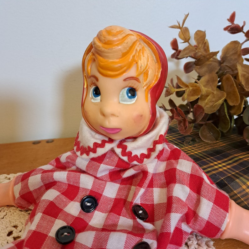Little Red Riding Hood Hand Puppet With Rubber Head and Handslittle Red ...