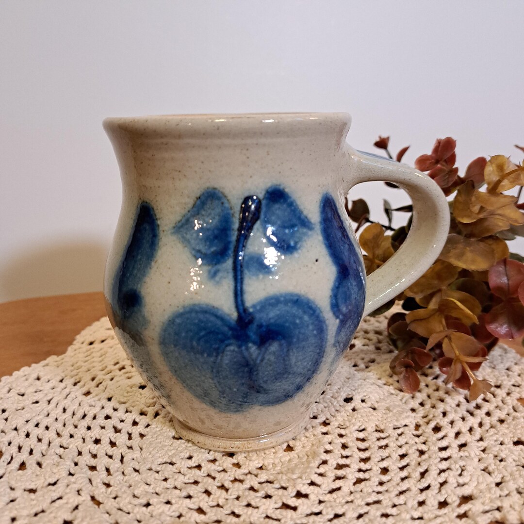 Shadowlawn Stoneware Pottery, Salt Glaze Apple Mug, Delavan Wisconsin ...