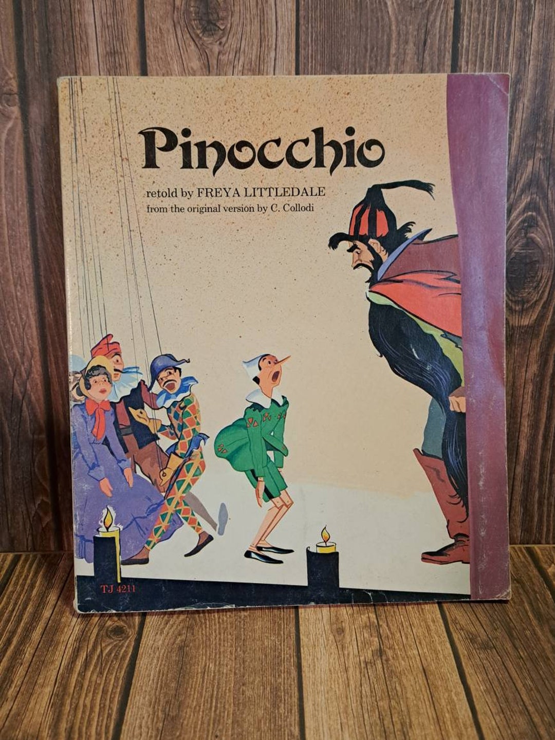 1979 Pinocchio Retold by Freya Littledale, Scholastic Book Services - Etsy