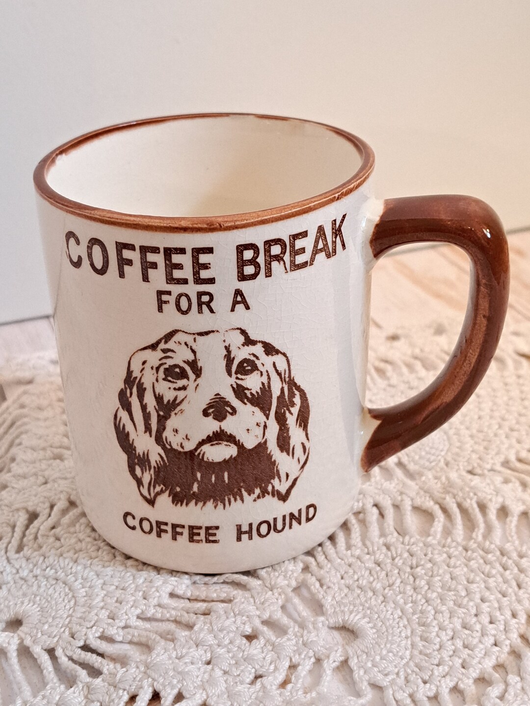 Vintage Hound Coffee Cup, Coffee Hound - Etsy