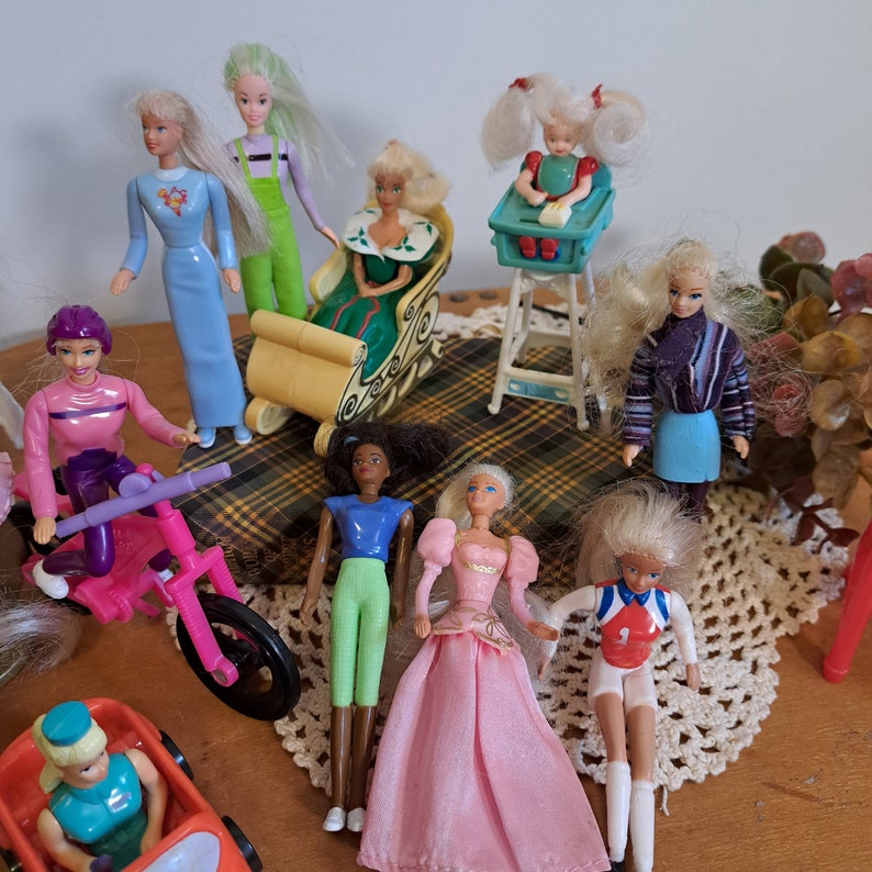 Lot of 15 Mcdonald's Barbie Happy Meal Toys, Vintage 90's Barbie Toys ...