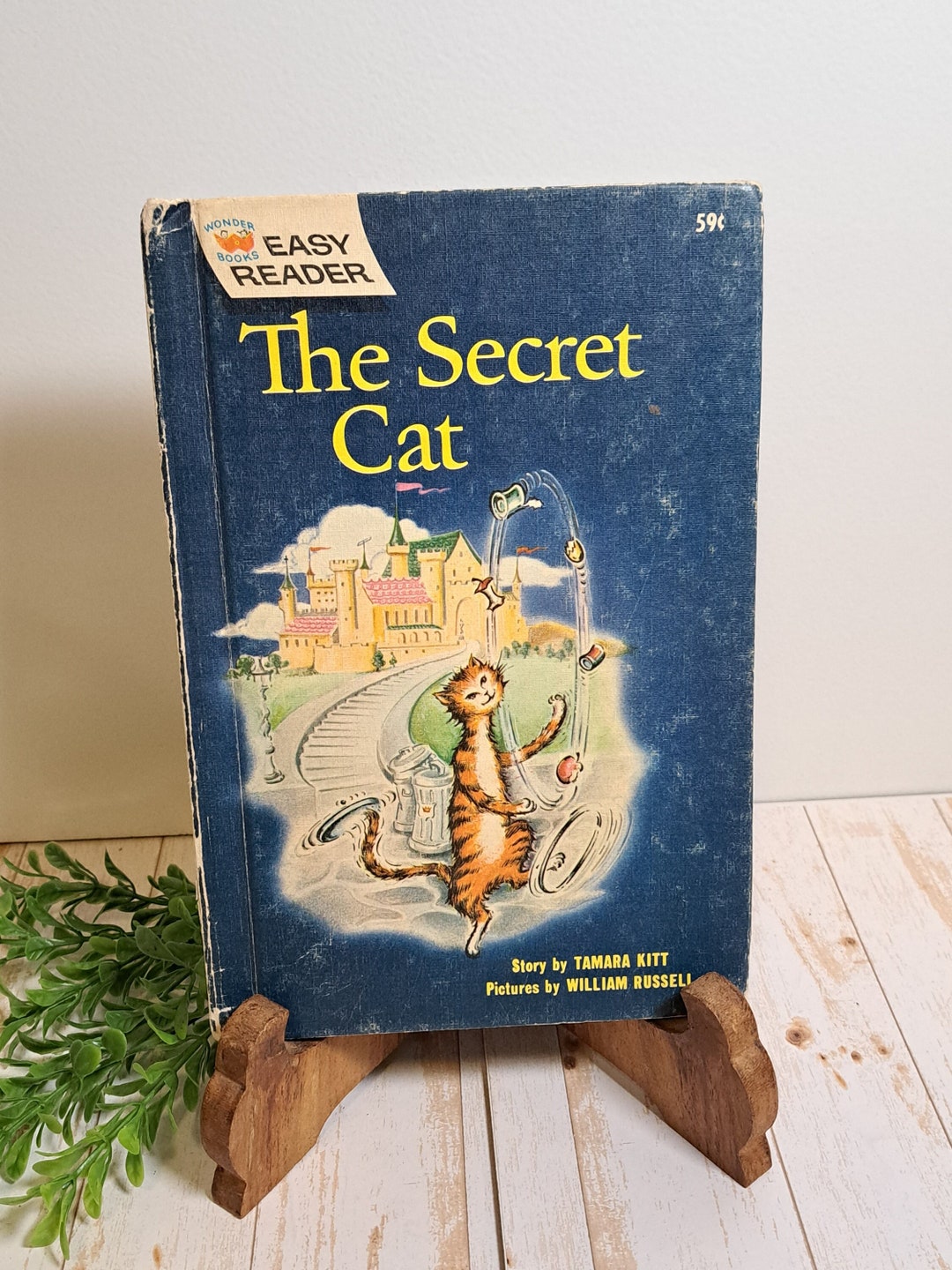 The Secret Cat, Wonder Books Easy Reader - Etsy