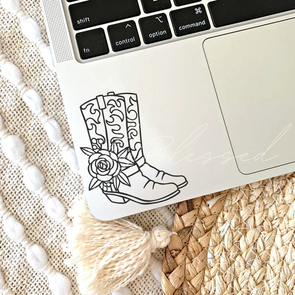 Cowboy Boot Decal - Etsy