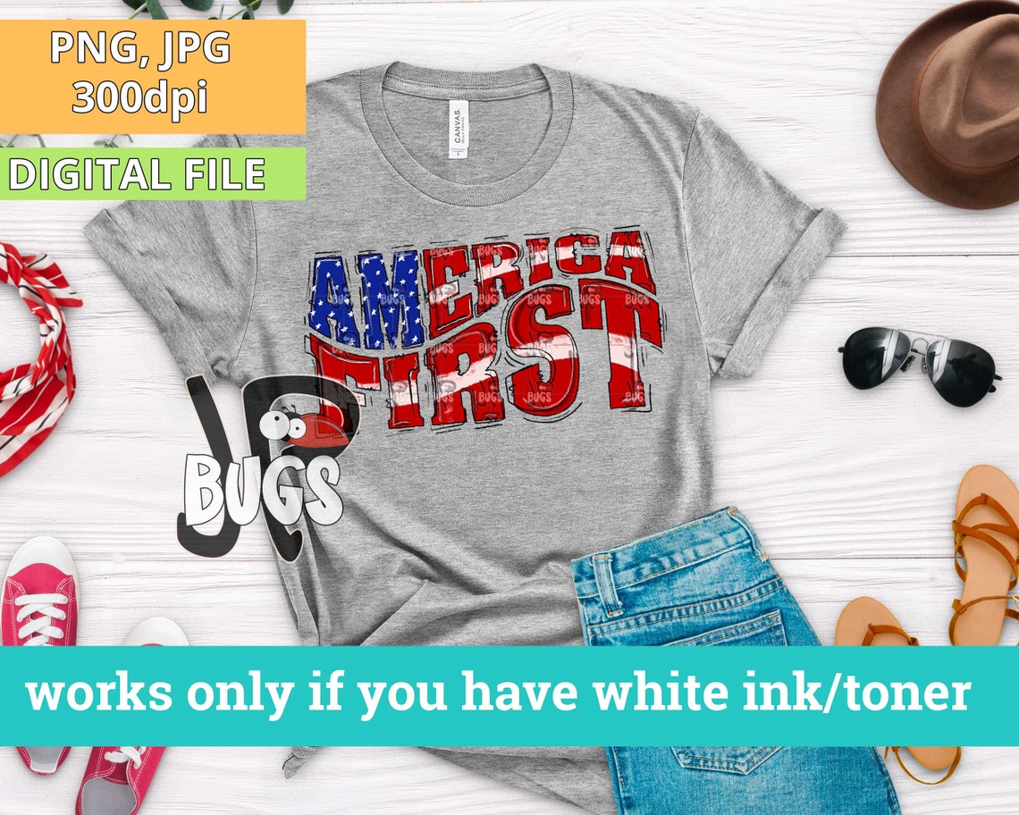 America First Png Sublimation Design Download, America Png, American ...