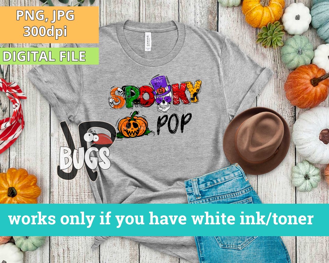 Spooky Pop Halloween Png, Spooky Pop PNG, Sublimation Design, Pop ...
