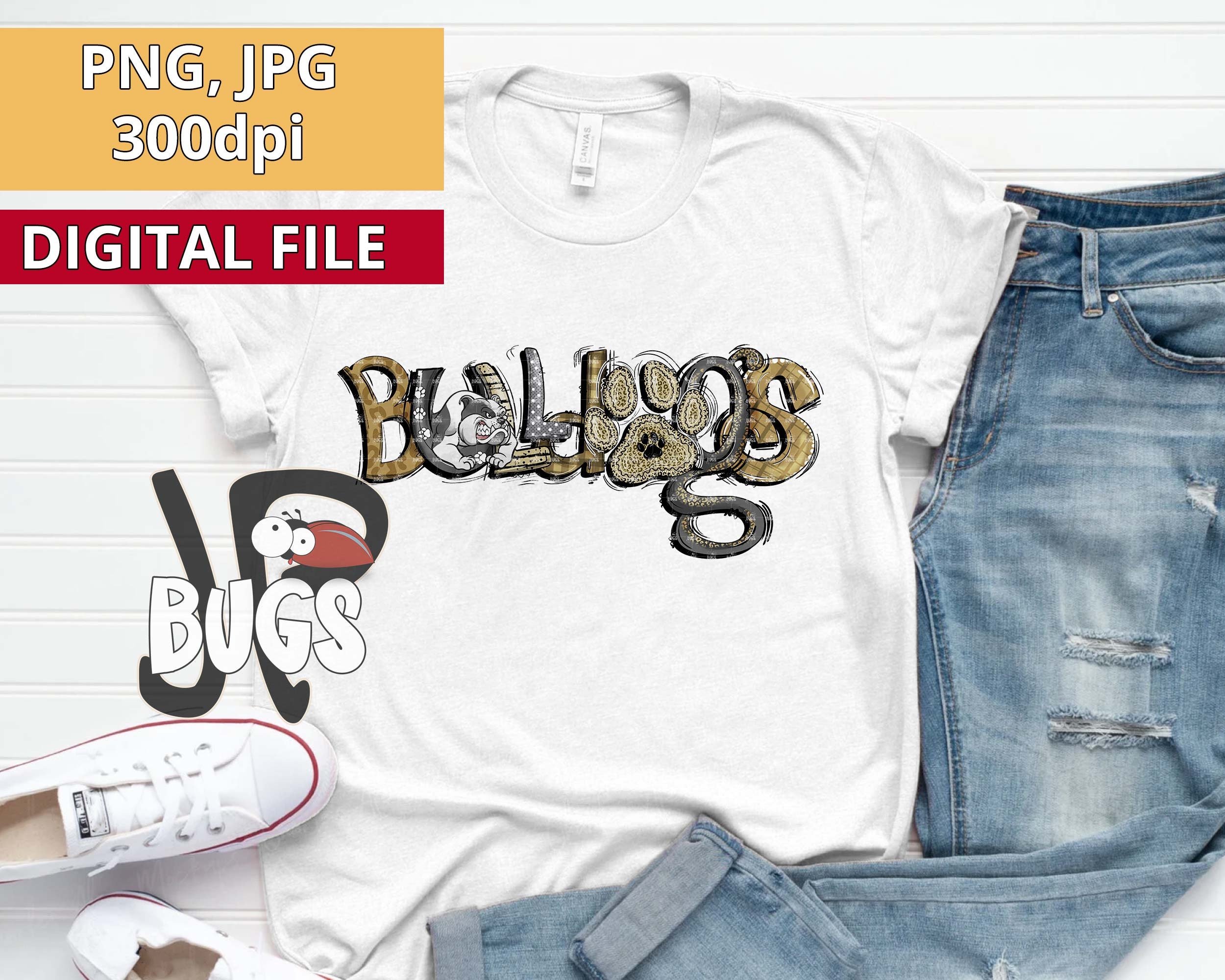 Black and Gold Bulldogs Png, Bulldogs Doodle Letters Png, Bulldogs ...