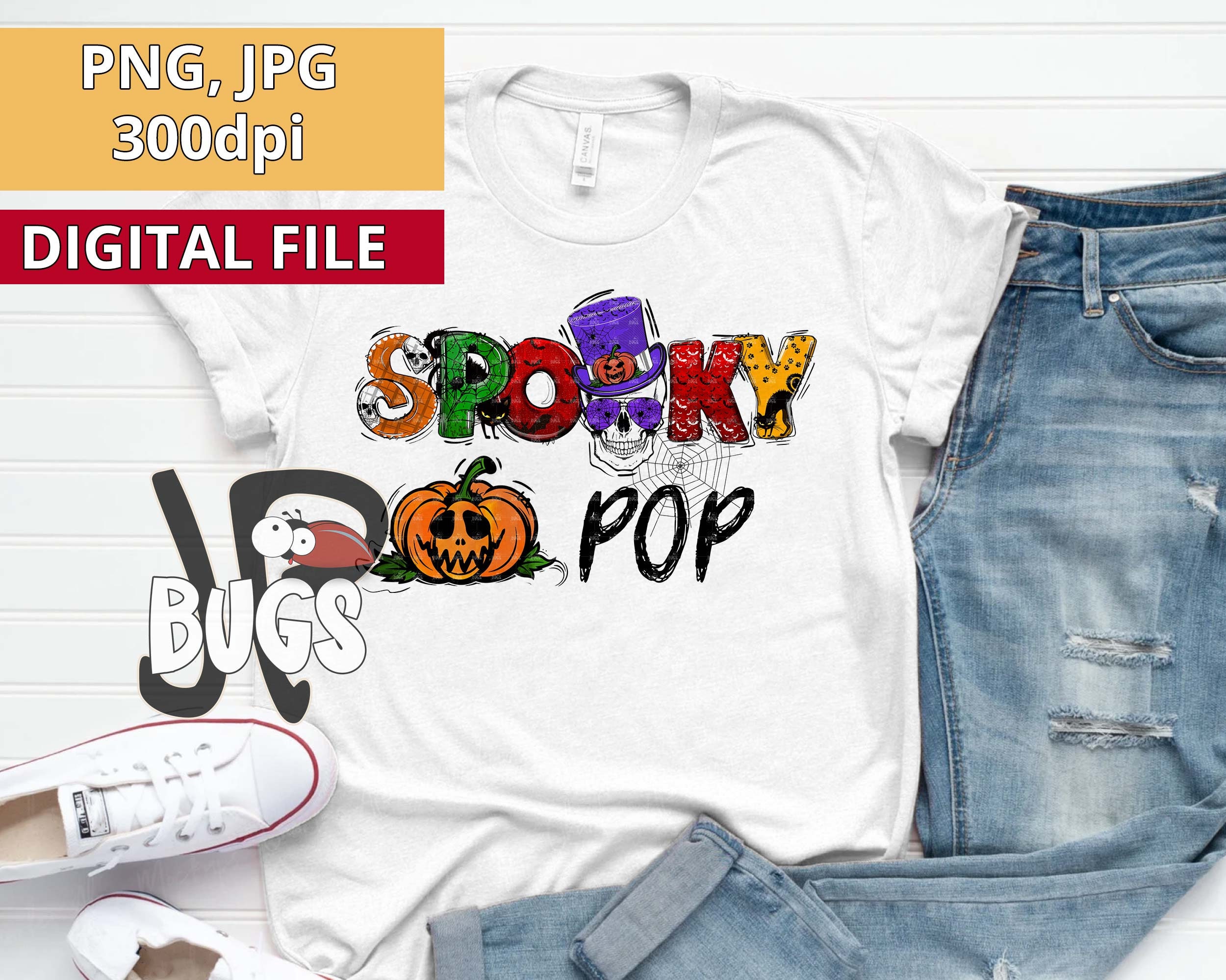 Spooky Pop Halloween Png Spooky Pop PNG Sublimation Design - Etsy