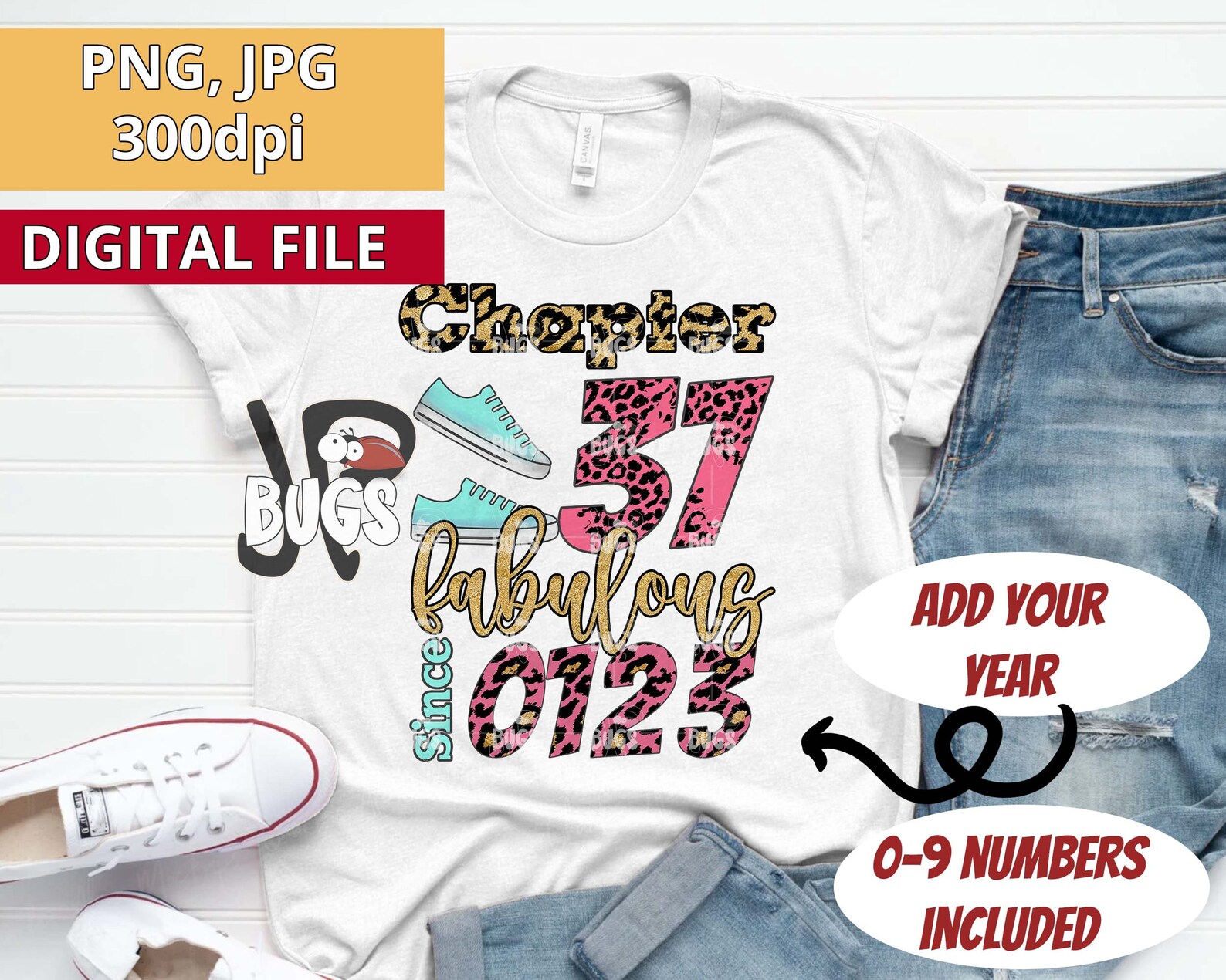 37th Birthday T-shirt Png Chapter 37 Png Personalized Year - Etsy
