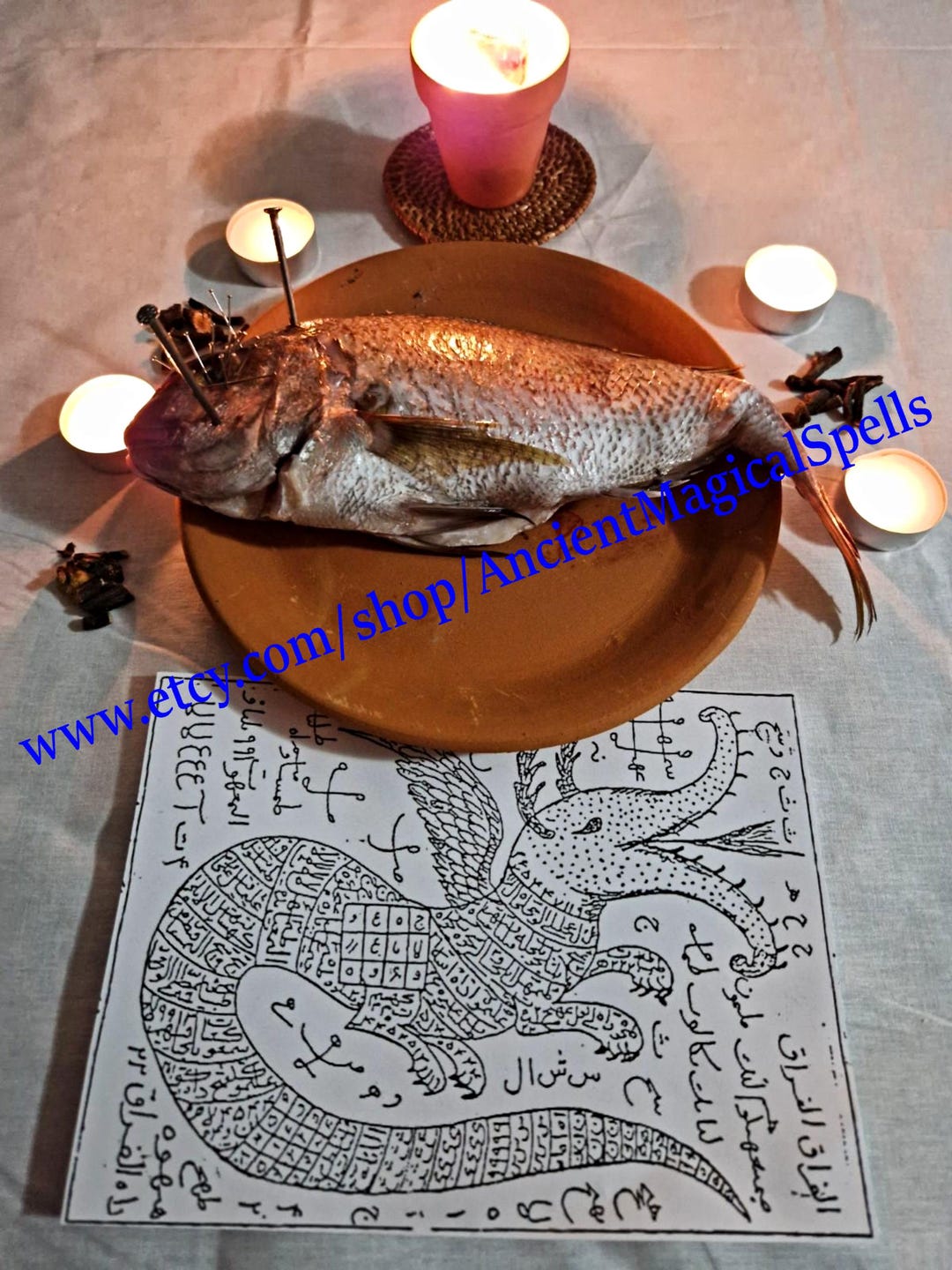 Revenge Black Magic Curse the Death Fish/ Same Day Casting - Etsy