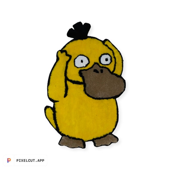 Psyduck Tufted Pokemon Rug - Etsy