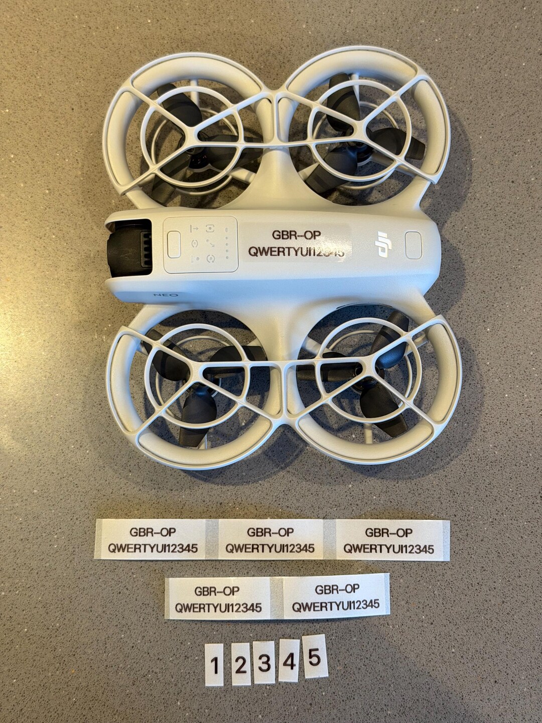 6 Operator ID Sticker for Drones and Radio Control Aircraft Planes DJI ...