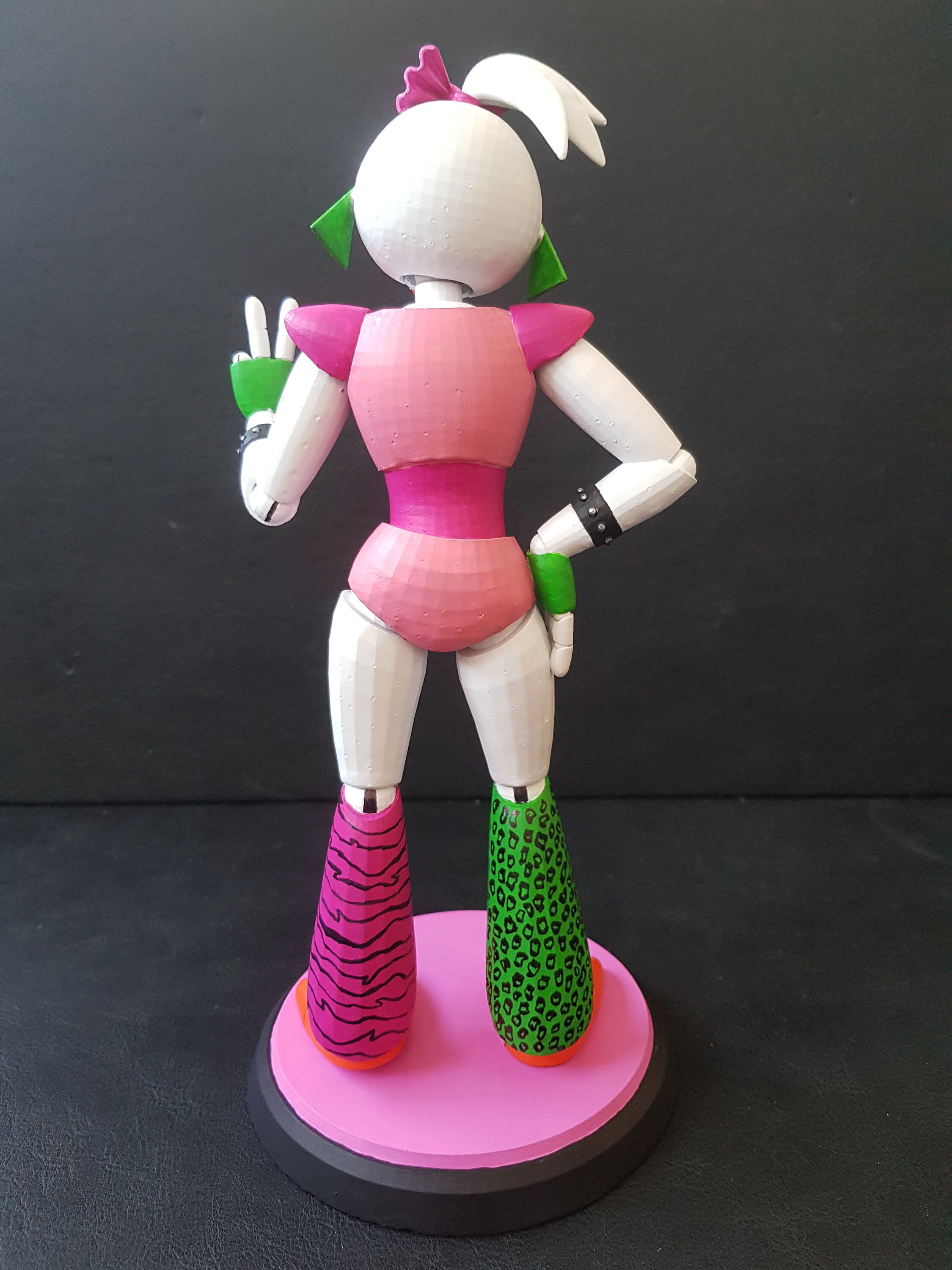 Fnaf Glamrock Chica Printed Figure 25cm Etsy