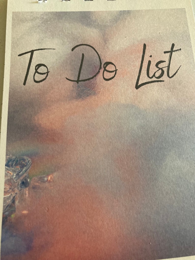 Watercolor to Do List 4x6 Inch Notepad - Etsy