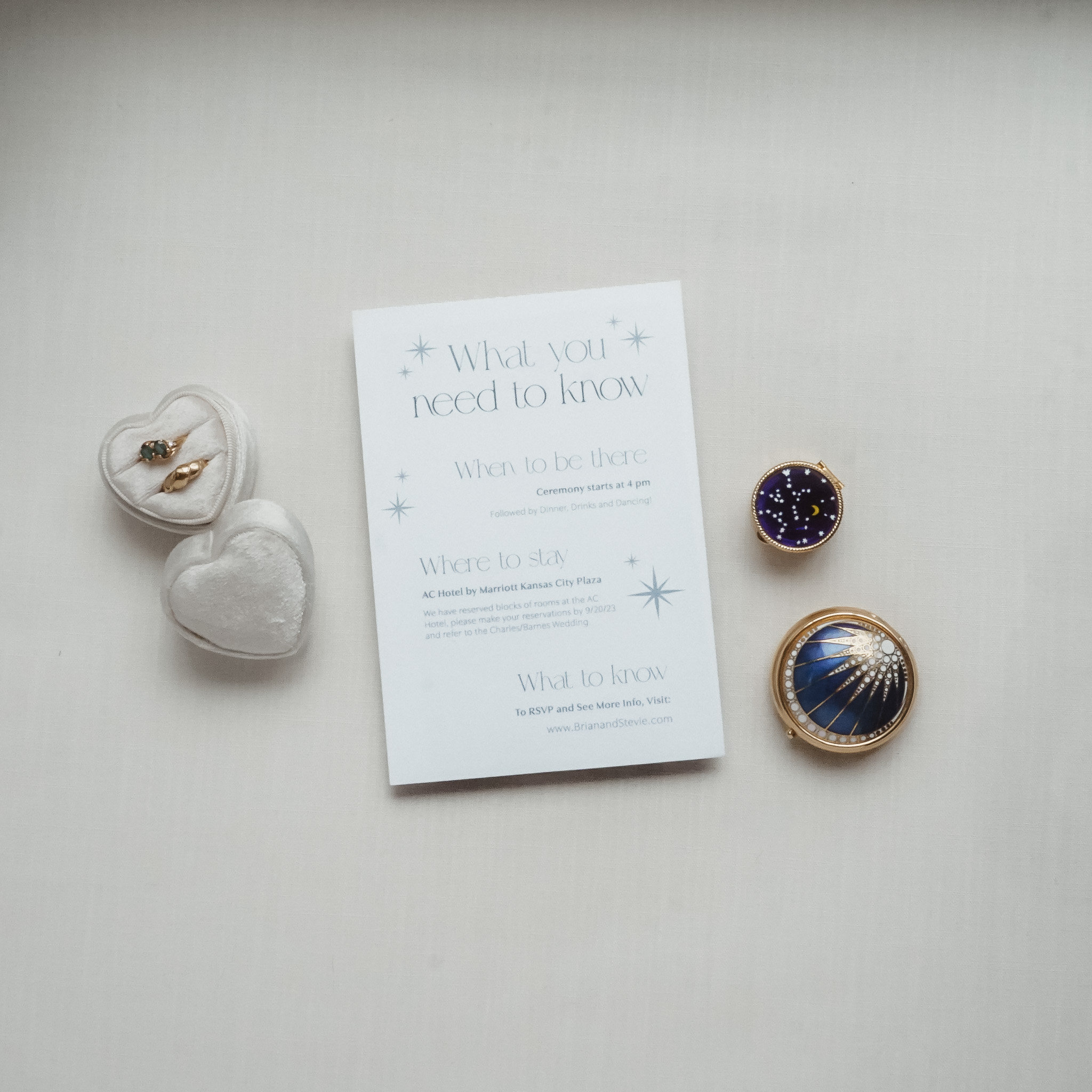 Dreamy Celestial Wedding Invitations | Shimmering Moon & Star Design ...