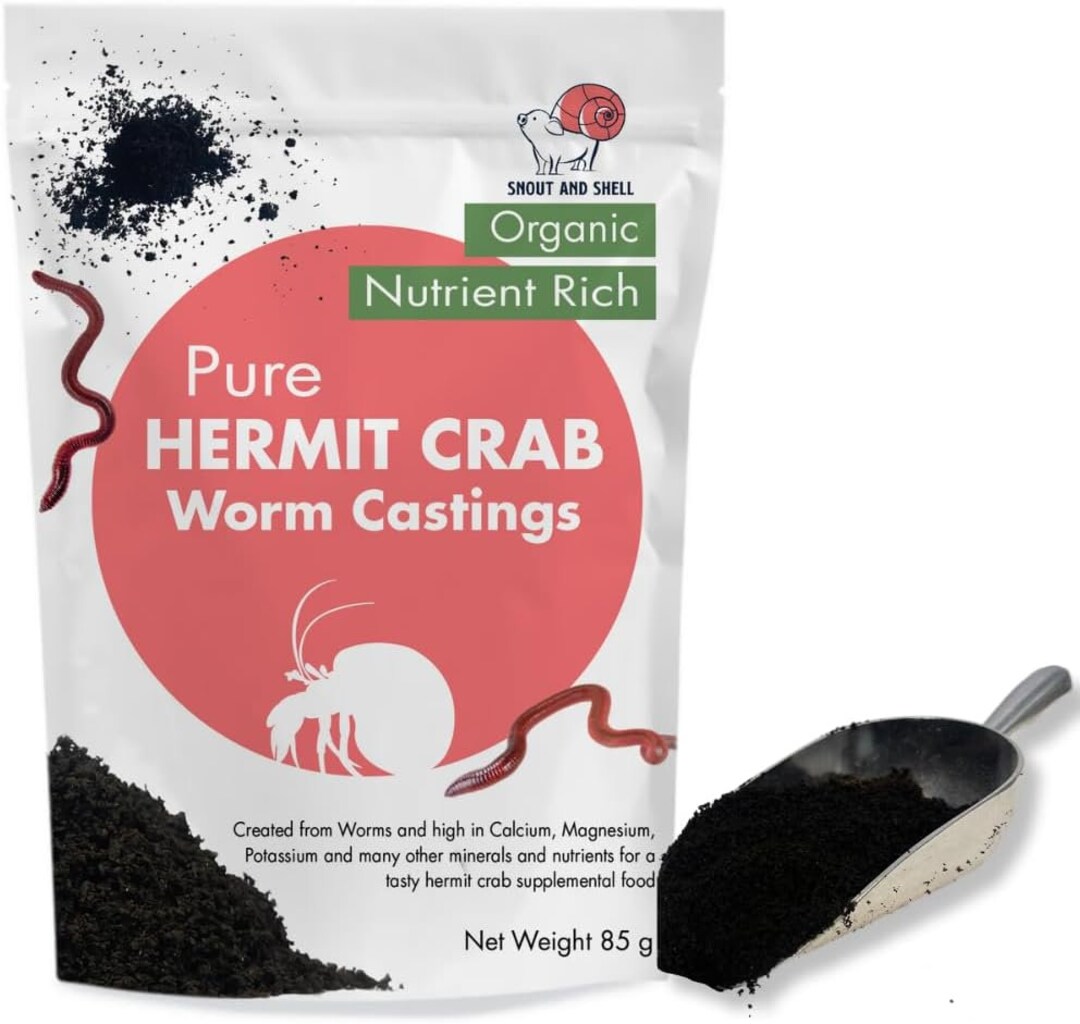 Organic Pet Hermit Crab Worm Castings - Etsy