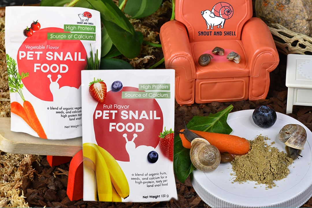 Fruit Flavor Snail Pet Food, High Protein Organic Snail Diet, Garden ...