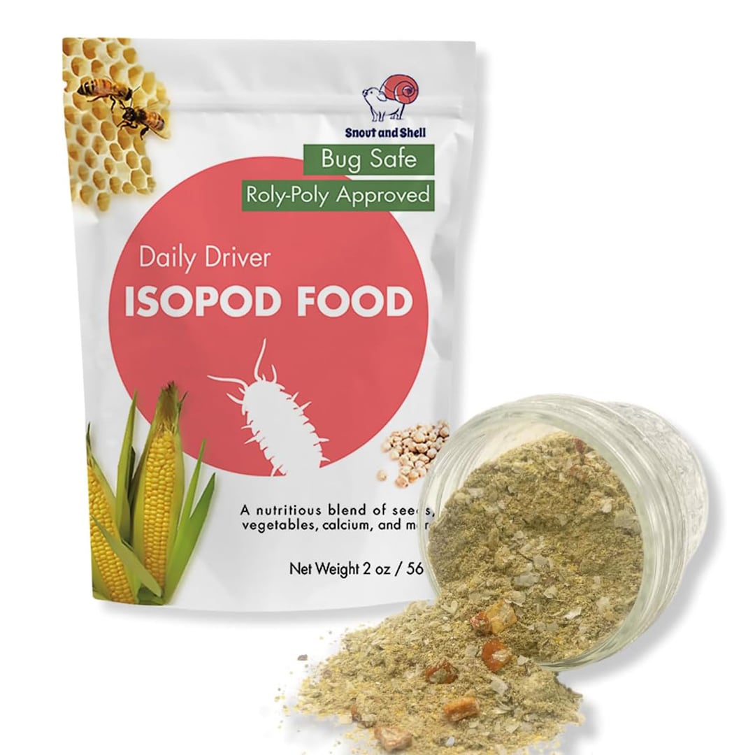 Daily Driver Blend Isopod Food Diet, Organic Crab Protein Food, All ...