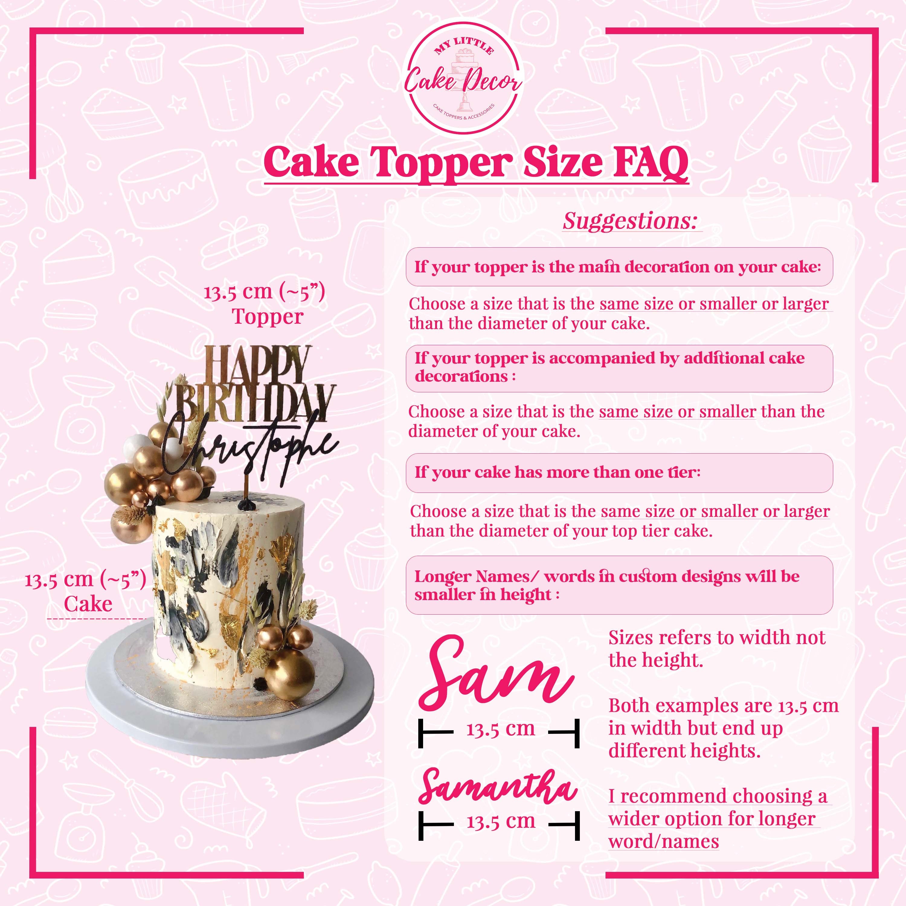 Super Papa Cake Topper/ Gold Mirror Cake Topper/ Happy - Etsy