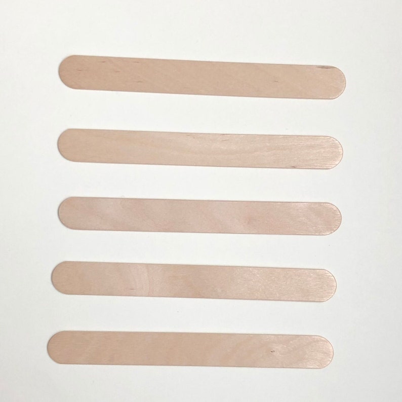 Large Premium Craft Sticks, Wood Craft Sticks, Popsicle Sticks, Wide ...