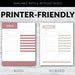 Minimalist Printable Planner Bundle in Multiple Colors Daily, Weekly ...