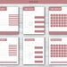 Minimalist Printable Planner Bundle in Multiple Colors Daily, Weekly ...