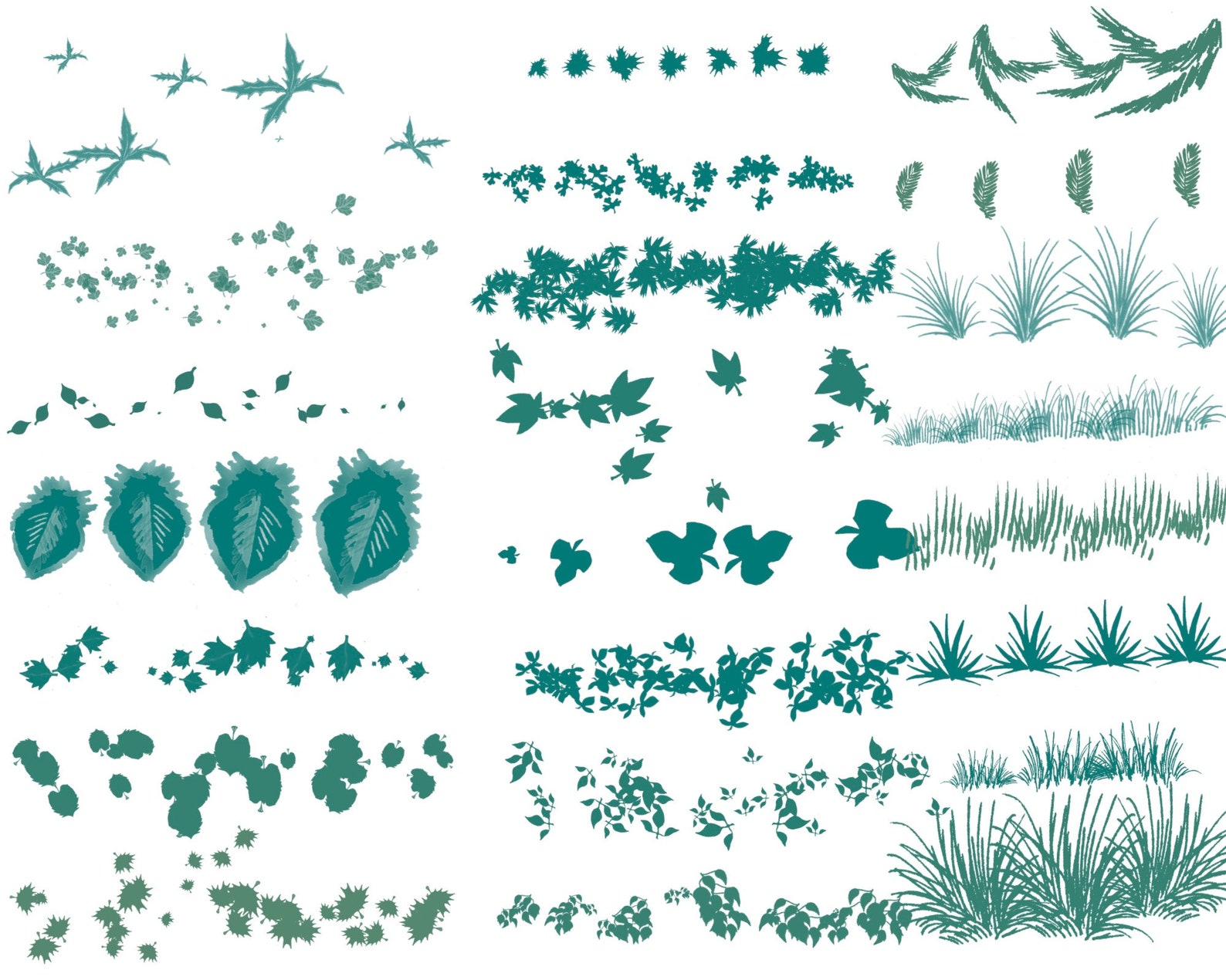 Procreate Ghibli Brushes ,ghibli Foliage Brushes for Photoshop ... Procreate Ghibli Brushes ,ghibli Foliage Brushes for Photoshop ...