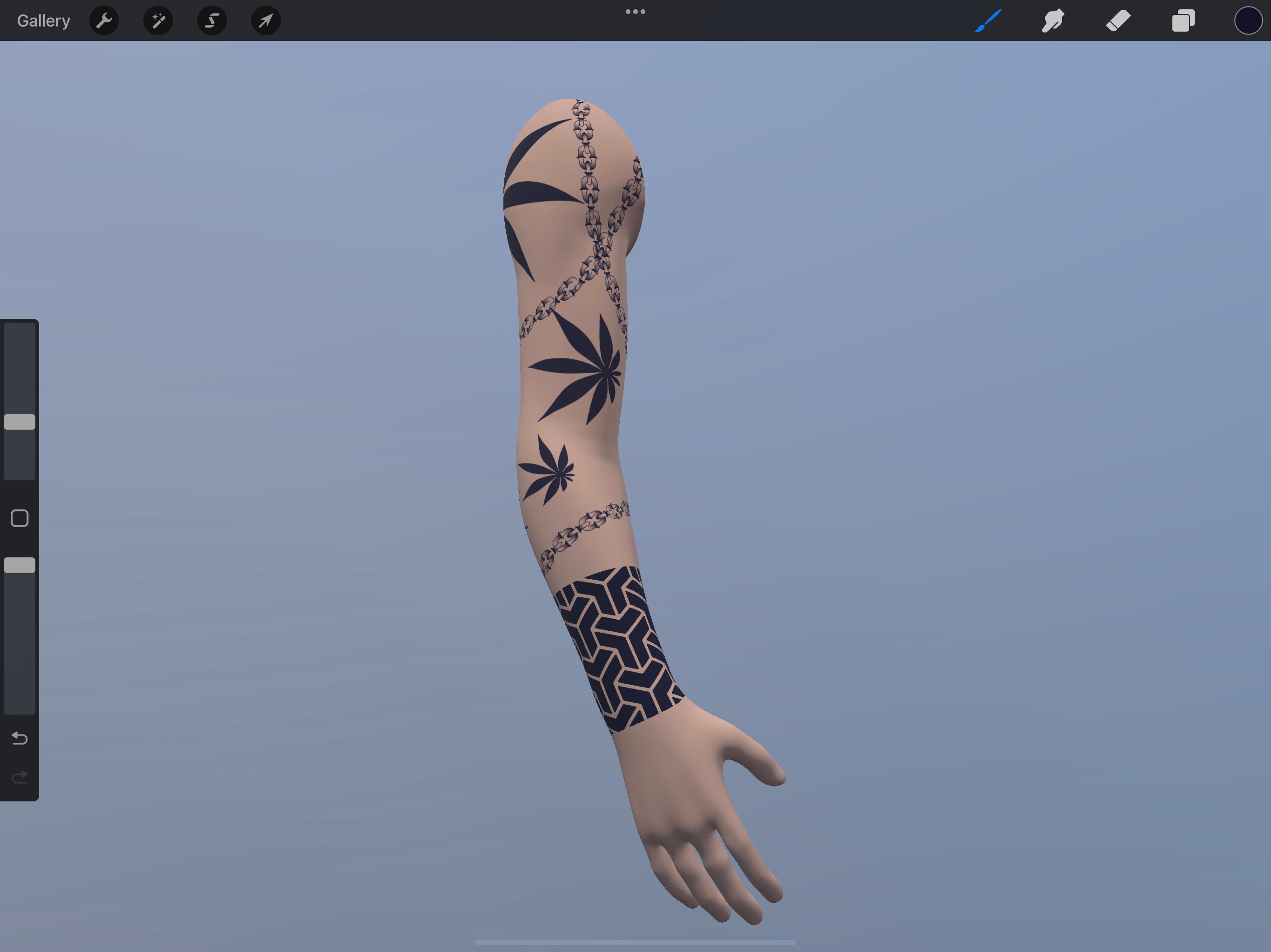 3D Male Human Model for Procreate, Tattoo Model, Procreate Tattoo ...