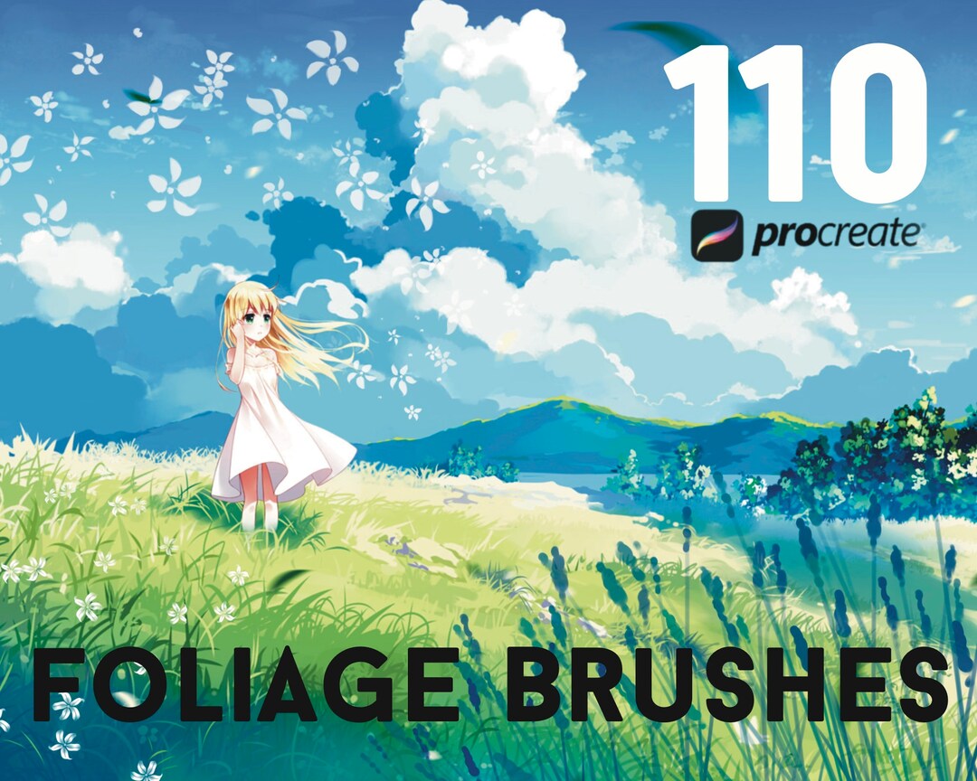 Procreate Ghibli Brushes ,ghibli Foliage Brushes for Photoshop ... Procreate Ghibli Brushes ,ghibli Foliage Brushes for Photoshop ...