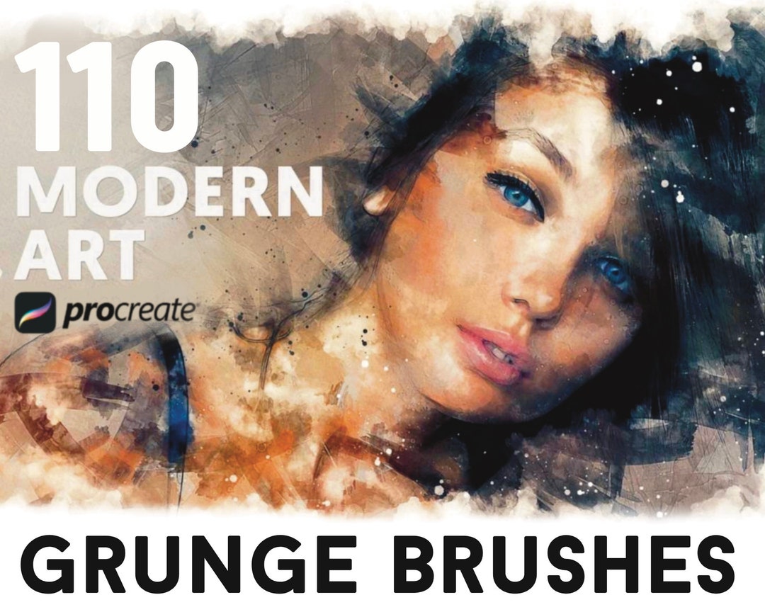 Procreate Grunge Brushes, Painting Brushes for Procreate,art,design ...