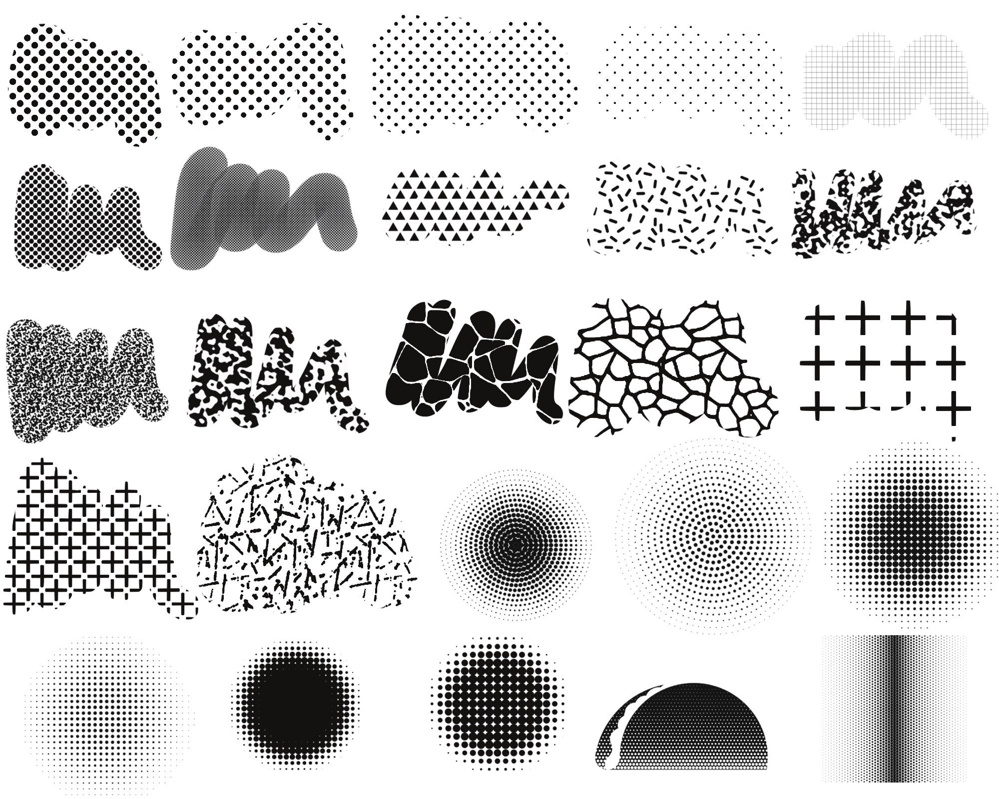 Procreate Halftone Brushes BUNDLE - Etsy