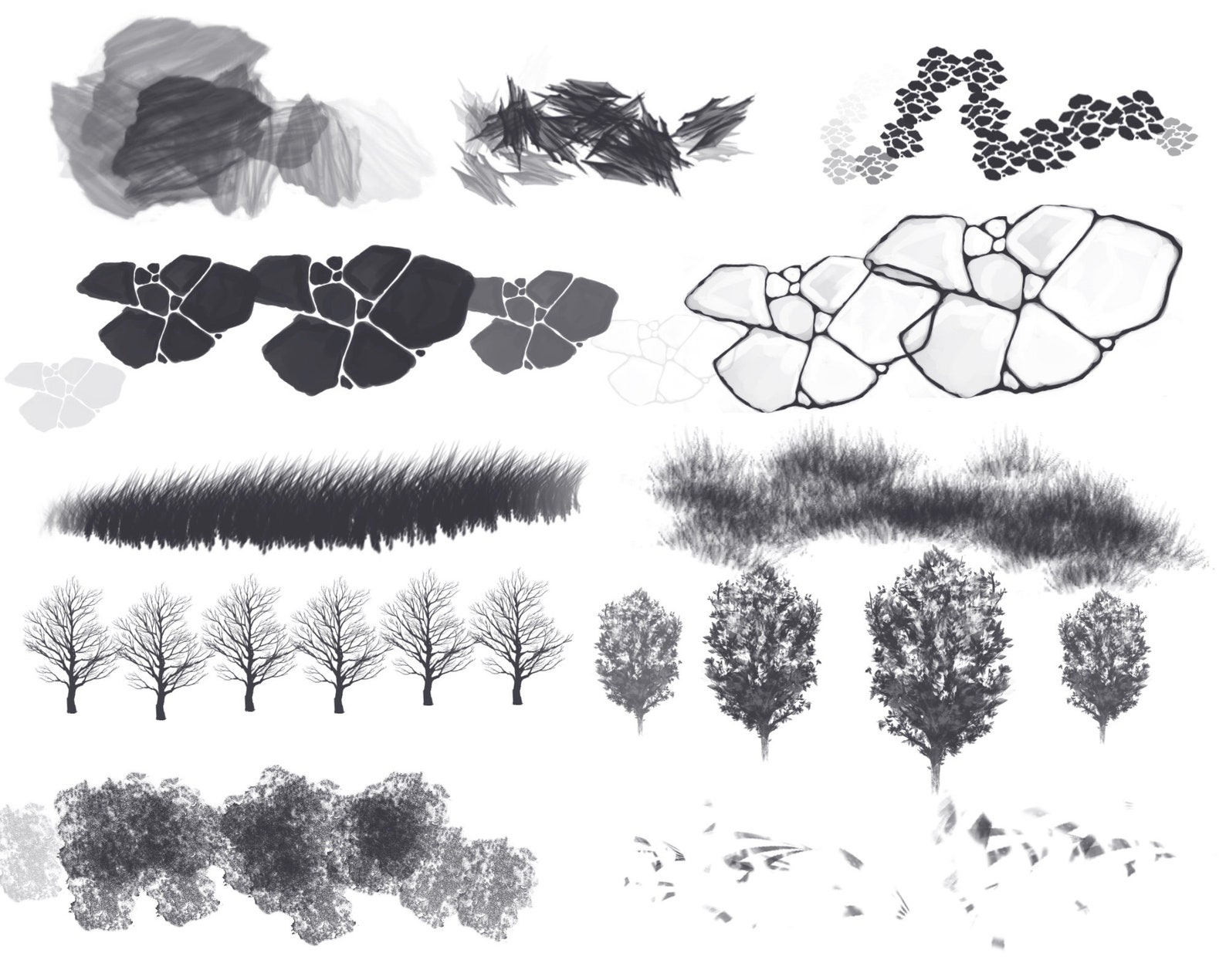 120 Procreate Nature BUNDLE Nature Brushes for Procreate - Etsy