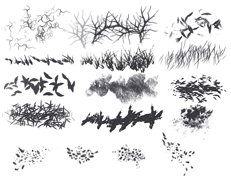 120 Procreate Nature BUNDLE Nature Brushes for Procreate - Etsy