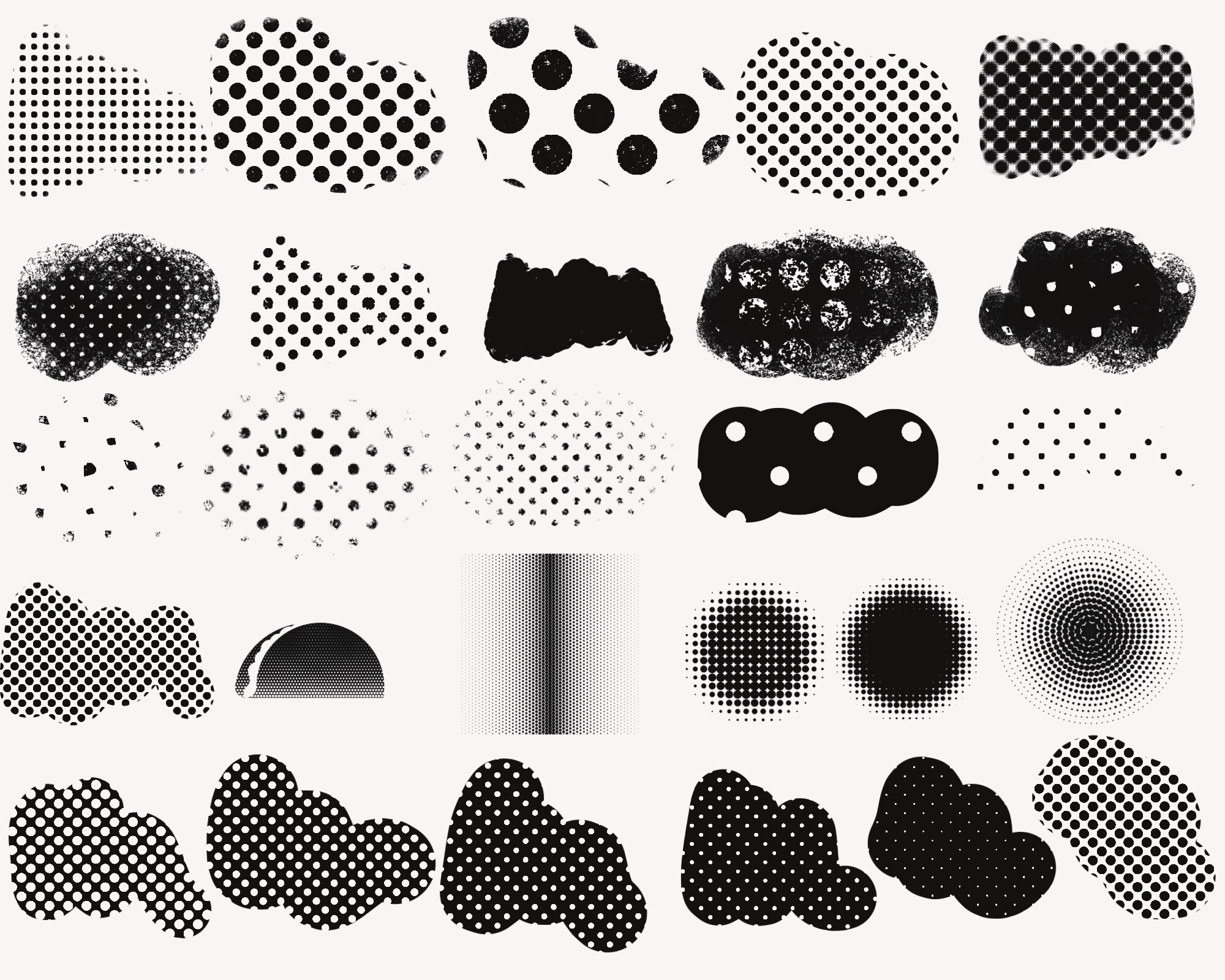 Procreate Halftone Brushes BUNDLE - Etsy