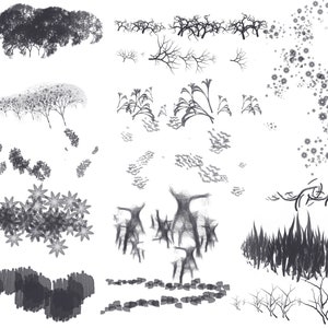120 Procreate Nature BUNDLE, Nature Brushes for Procreate, Studio ...
