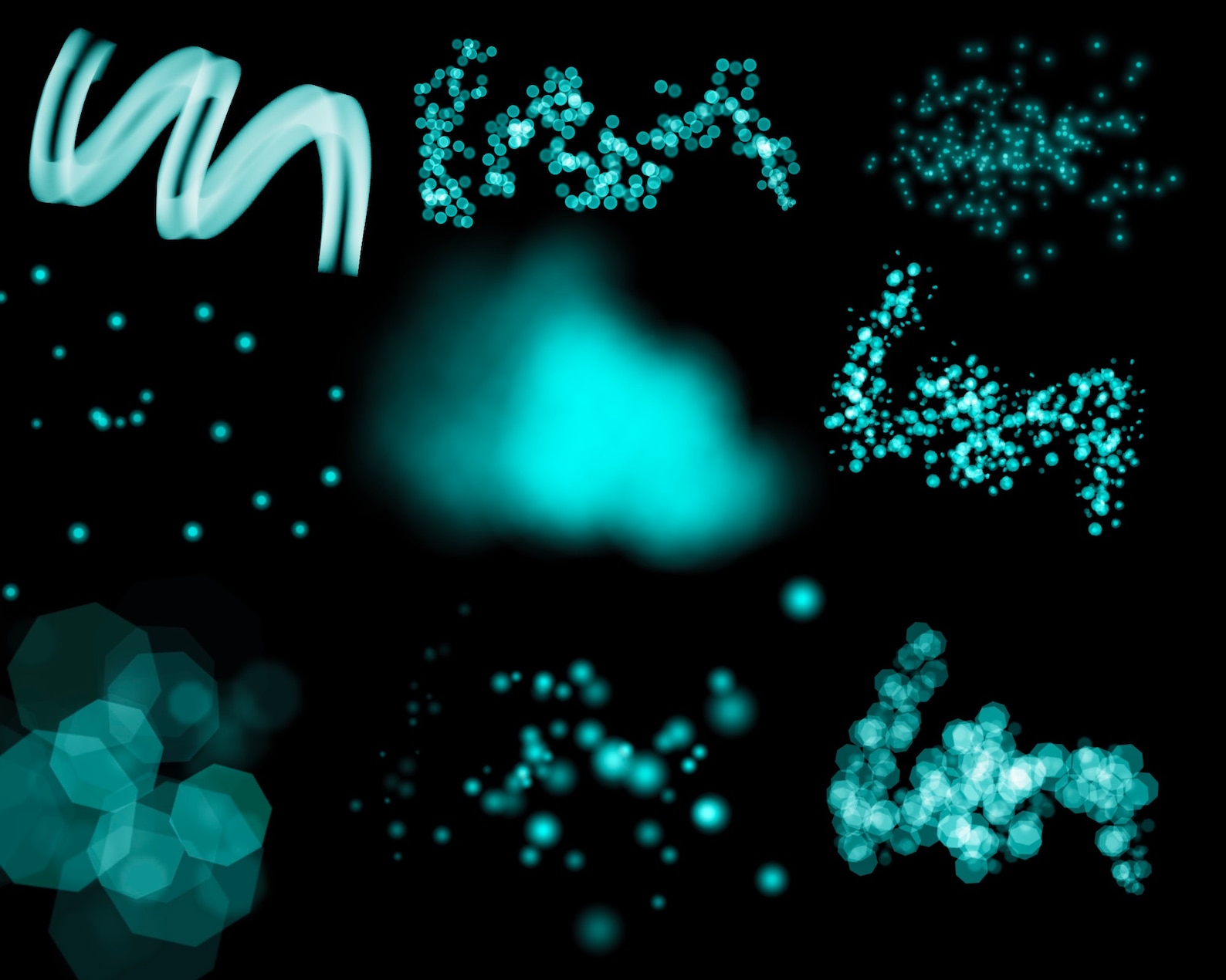 Procreate Neon Brushes, Procreate Glow Brushes, Procreate Light Pen ...