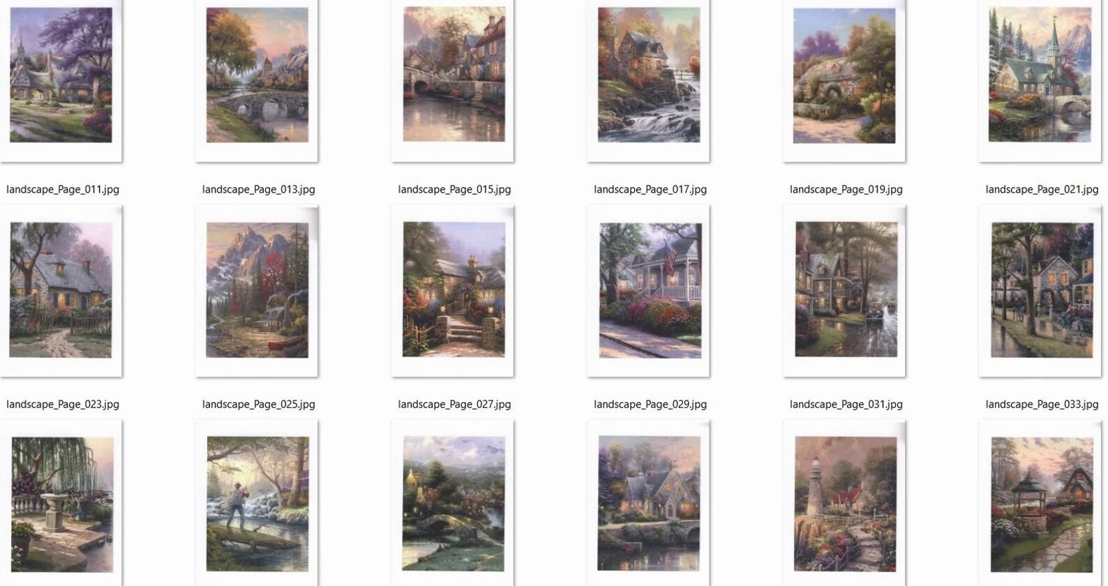 Procreate Landscape Lineart Stamps Nature Coloring Stamps for - Etsy