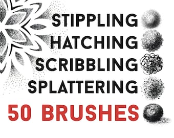 Procreate Stippling Brushes - Etsy