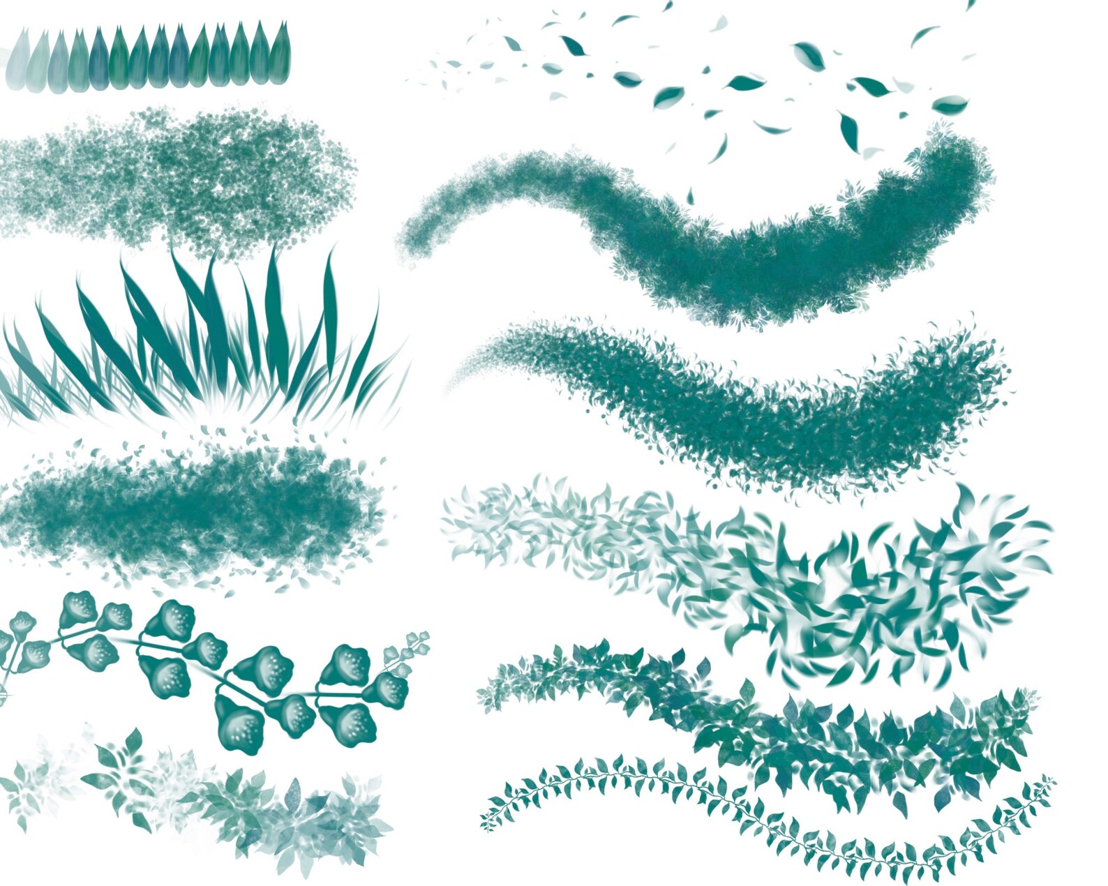Procreate Ghibli Brushes ,ghibli Foliage Brushes for Photoshop ... Procreate Ghibli Brushes ,ghibli Foliage Brushes for Photoshop ...