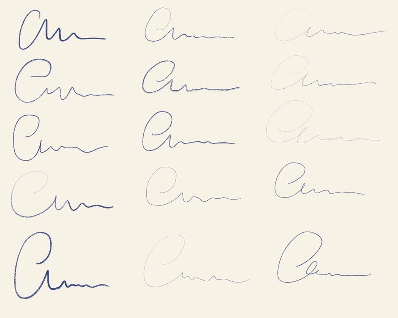 Procreate Ballpoint Pen Brushes Crosshatch Brushes Cross - Etsy