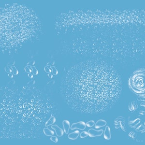 Procreate Water Brushes, Water Drops Brushes, Manga Brushes for ...
