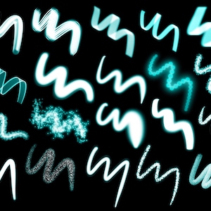 Procreate Neon Brushes, Procreate Glow Brushes, Procreate Light Pen ...