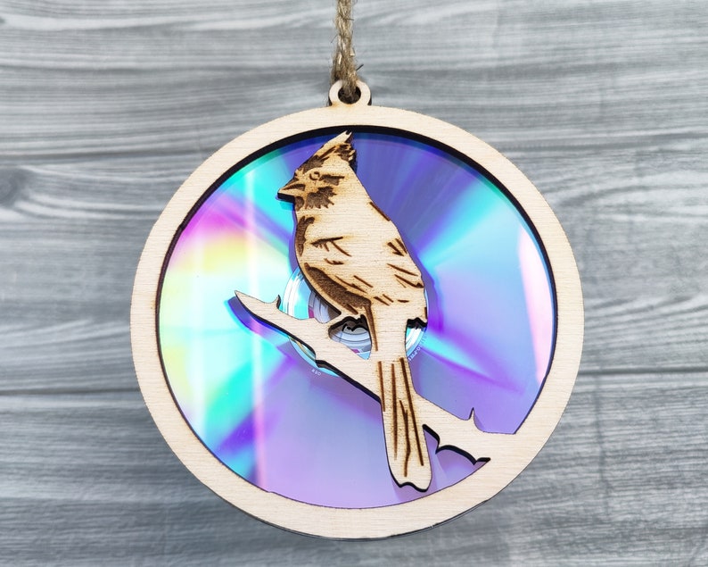 Cardinal SVG, Bird, Laser Cut Files, Glowforge, Xtool, Suncatcher ...