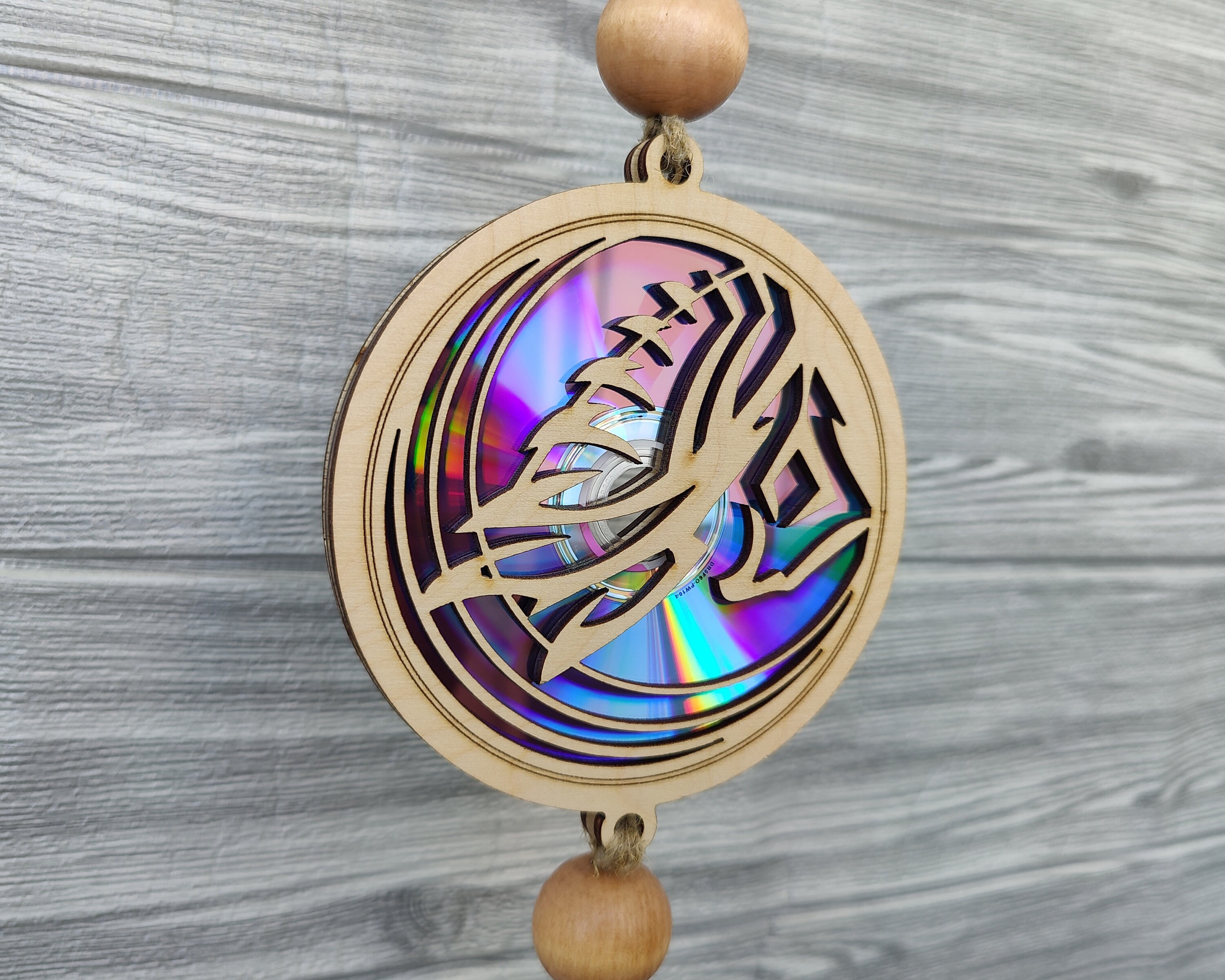 Suncatcher, Repurposing Dvds, Cds, Laser Cut File, Glowforge - Etsy