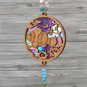Fish SVG, Suncatcher, Repurposing Dvds, Cds, Laser Cut File, Glowforge ...