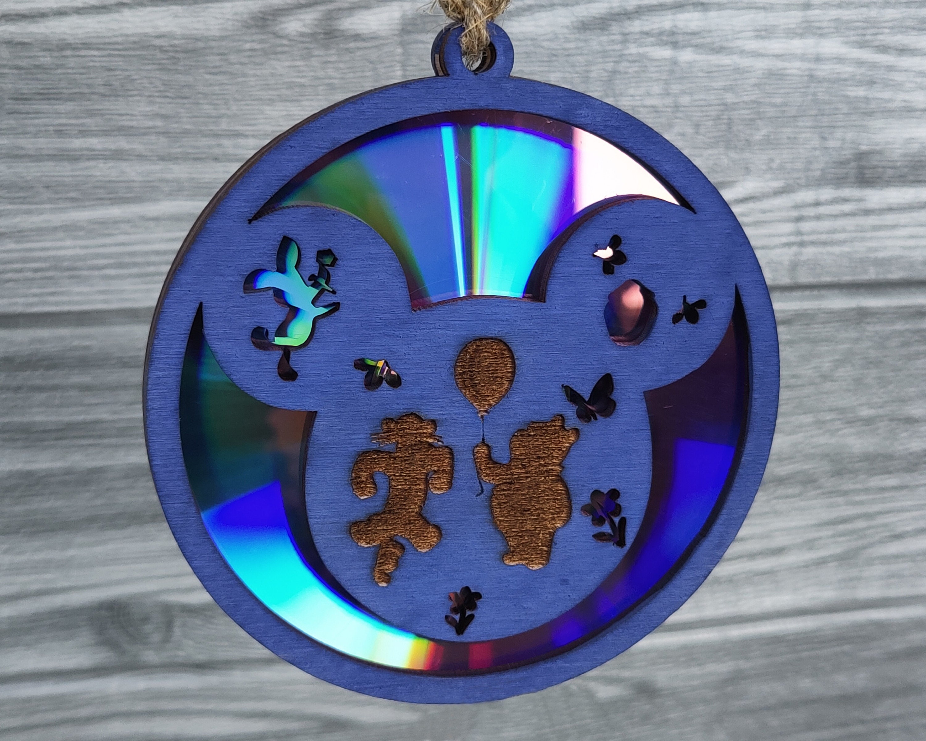 Mouse SVG Vinnie Bear SVG Laser Cut Files Glowforge - Etsy