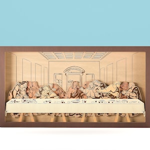 La última cena en formato SVG multicapa/Archivo de corte de La última ...