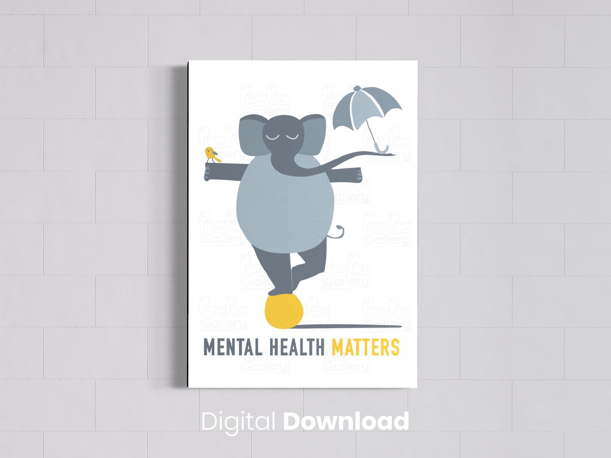 Mental Health Matters Poster Psychologist Office Classroom Decoration ...