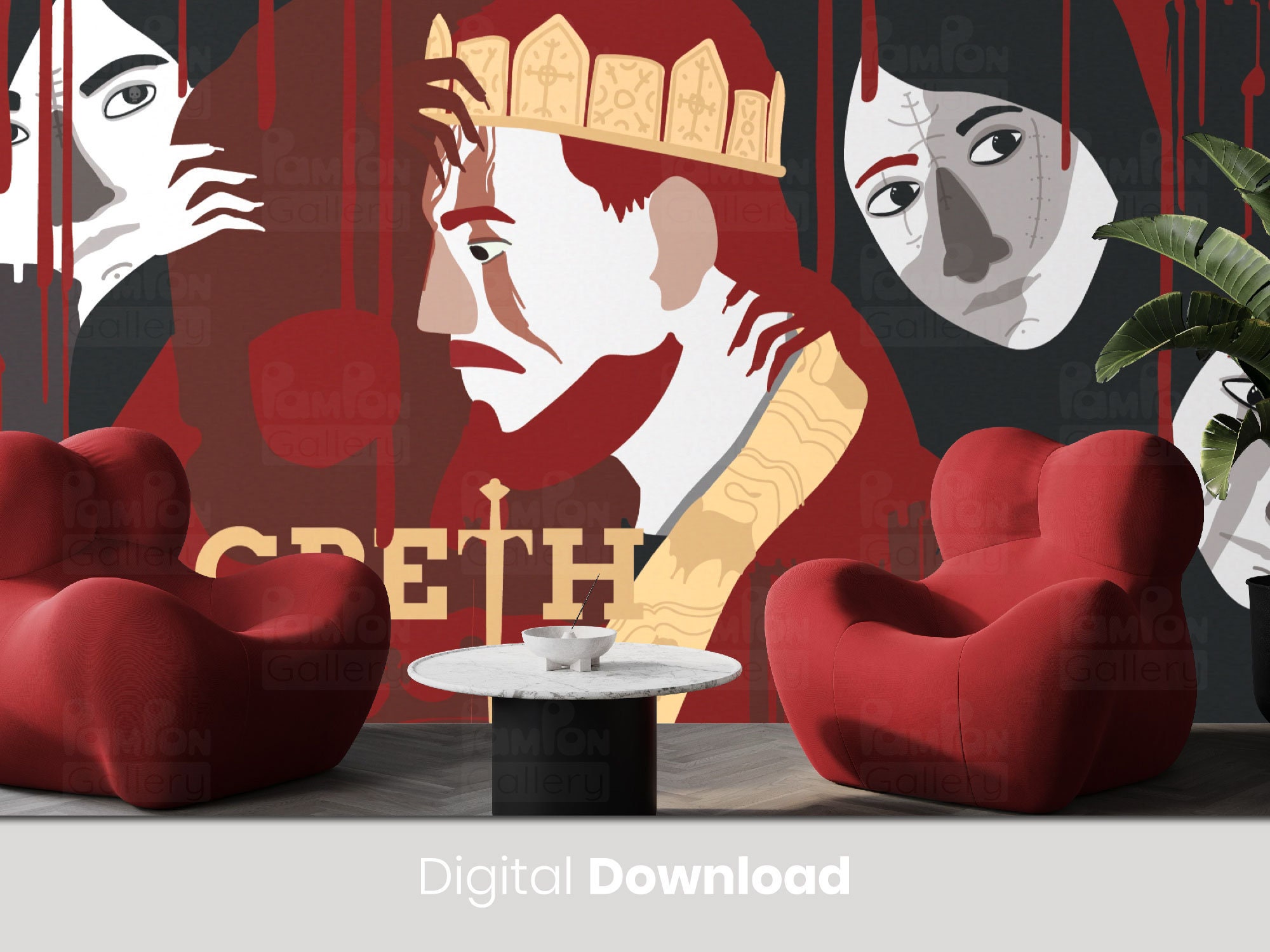 Macbeth | English Literature Printable Poster |school Wall Art ...